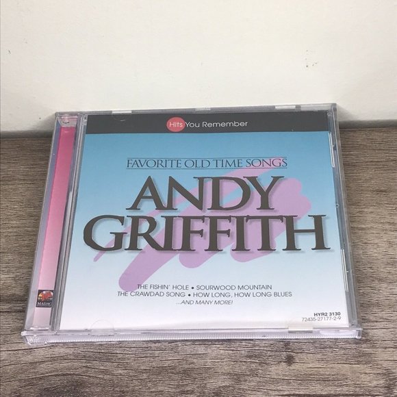 Media | Andy Griffith Favorite Old Time Songs Comedy 1 Disc Cd | Poshmark